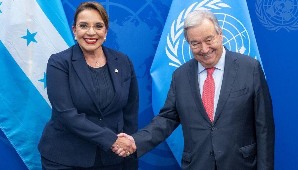 Presidenta Xiomara Castro entregó a la ONU convenio para la llegada de ...
